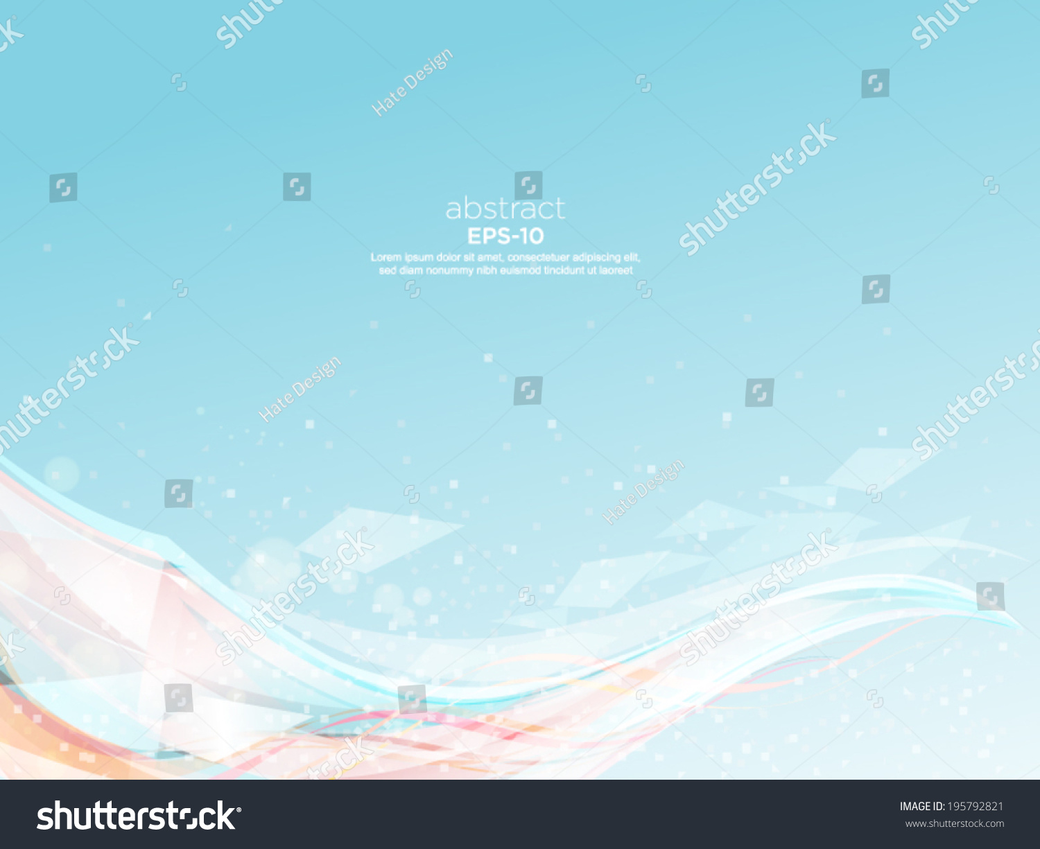 Crystal Light Wave Blue Background: เวกเตอร์สต็อก (ปลอดค่าลิขสิทธิ์ ...