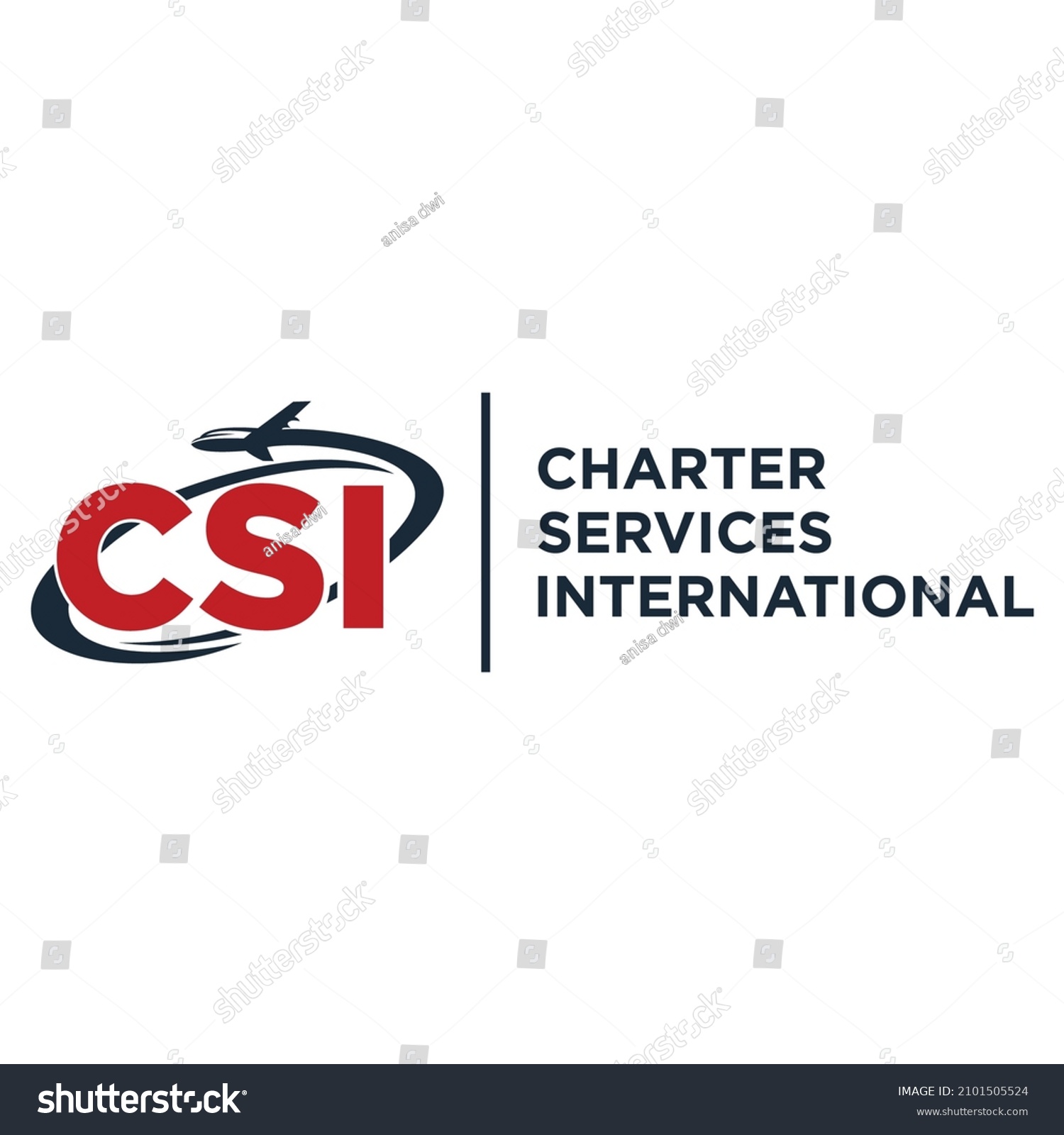 Csi Logo Simple Clean Elegance Stock Vector (Royalty Free) 2101505524 ...