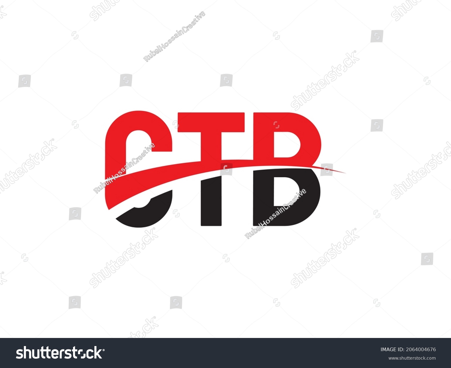 Ctb Letter Initial Logo Design Vector Stock Vector (Royalty Free ...