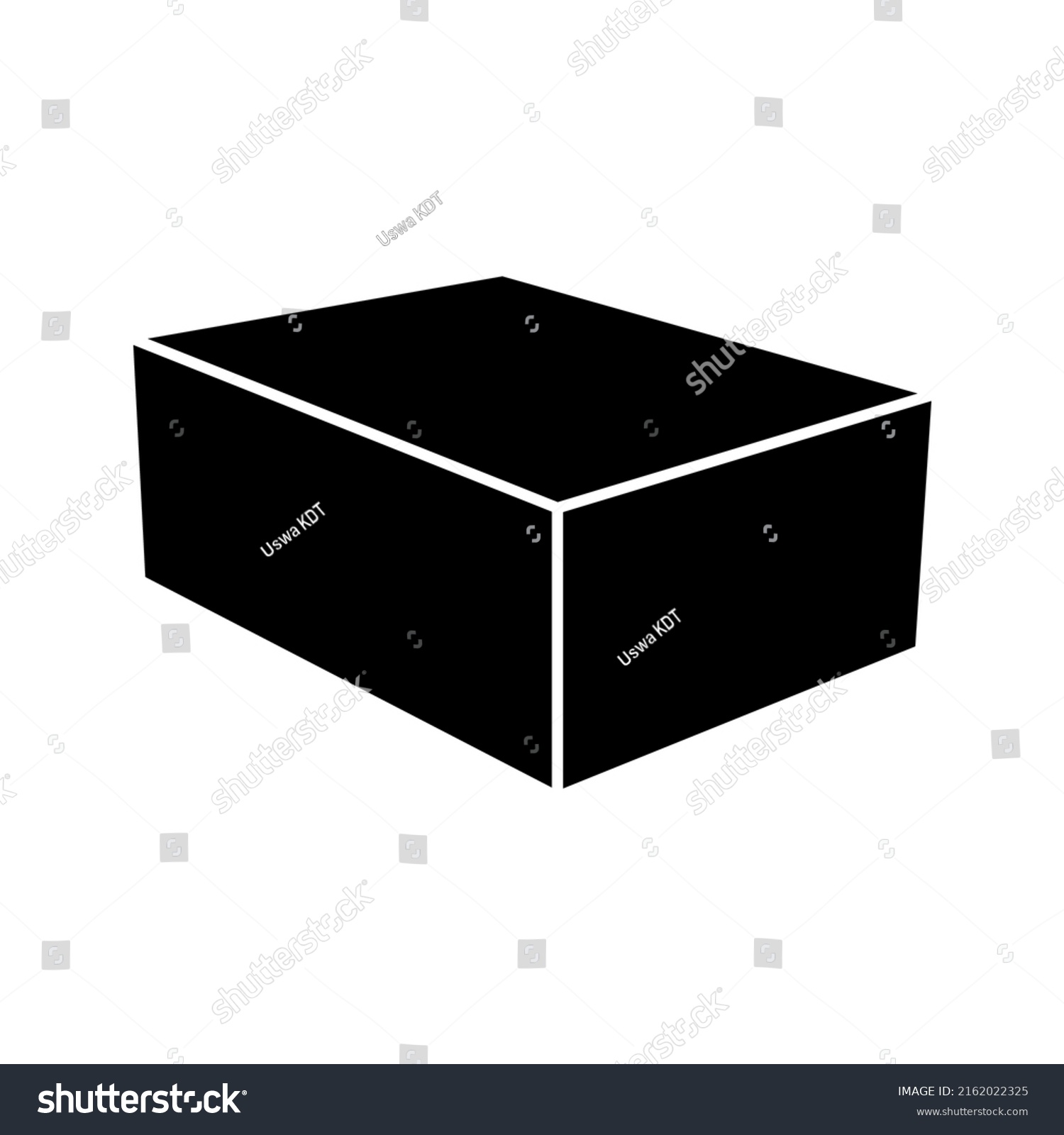 Cube Cubic Box Icon Vector Illustration Stock Vector (Royalty Free ...