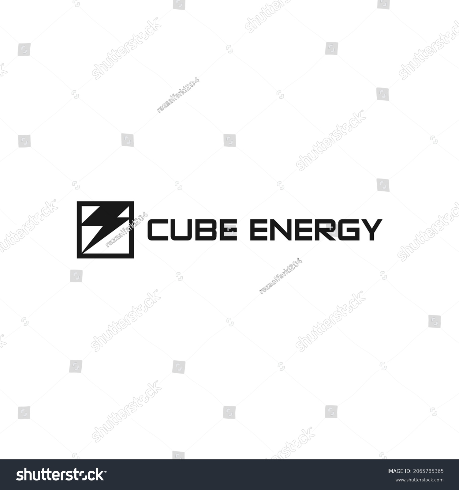 Cube Energy Logo Design Vector Logo Stock Vector (Royalty Free ...