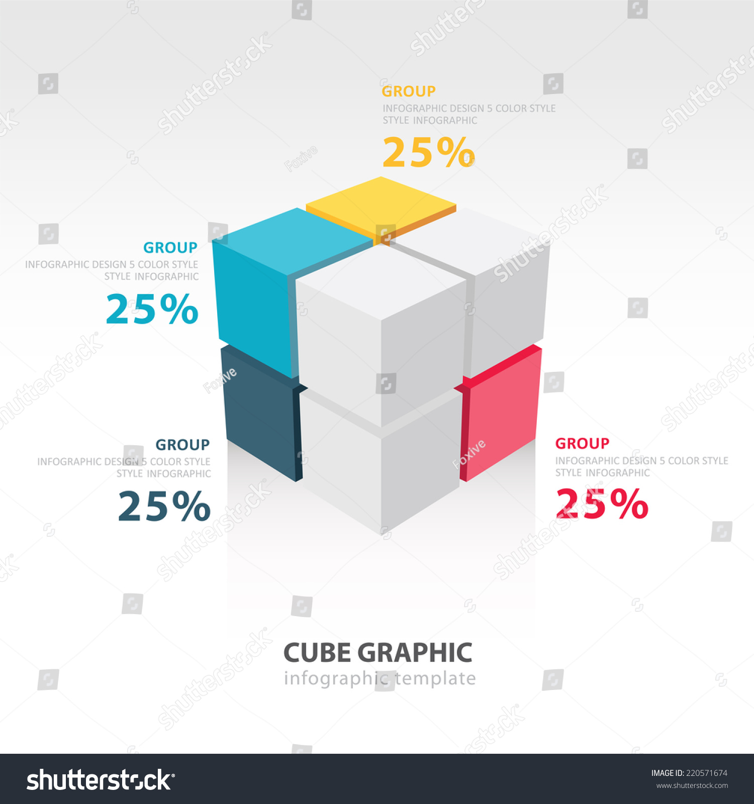 4 cubes Images, Stock Photos & Vectors | Shutterstock