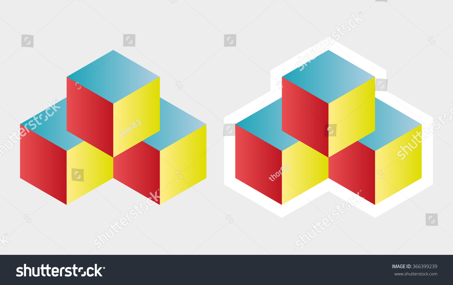 Cube Isometric Logo Brick Concept 3d: เวกเตอร์สต็อก (ปลอดค่าลิขสิทธิ์ ...