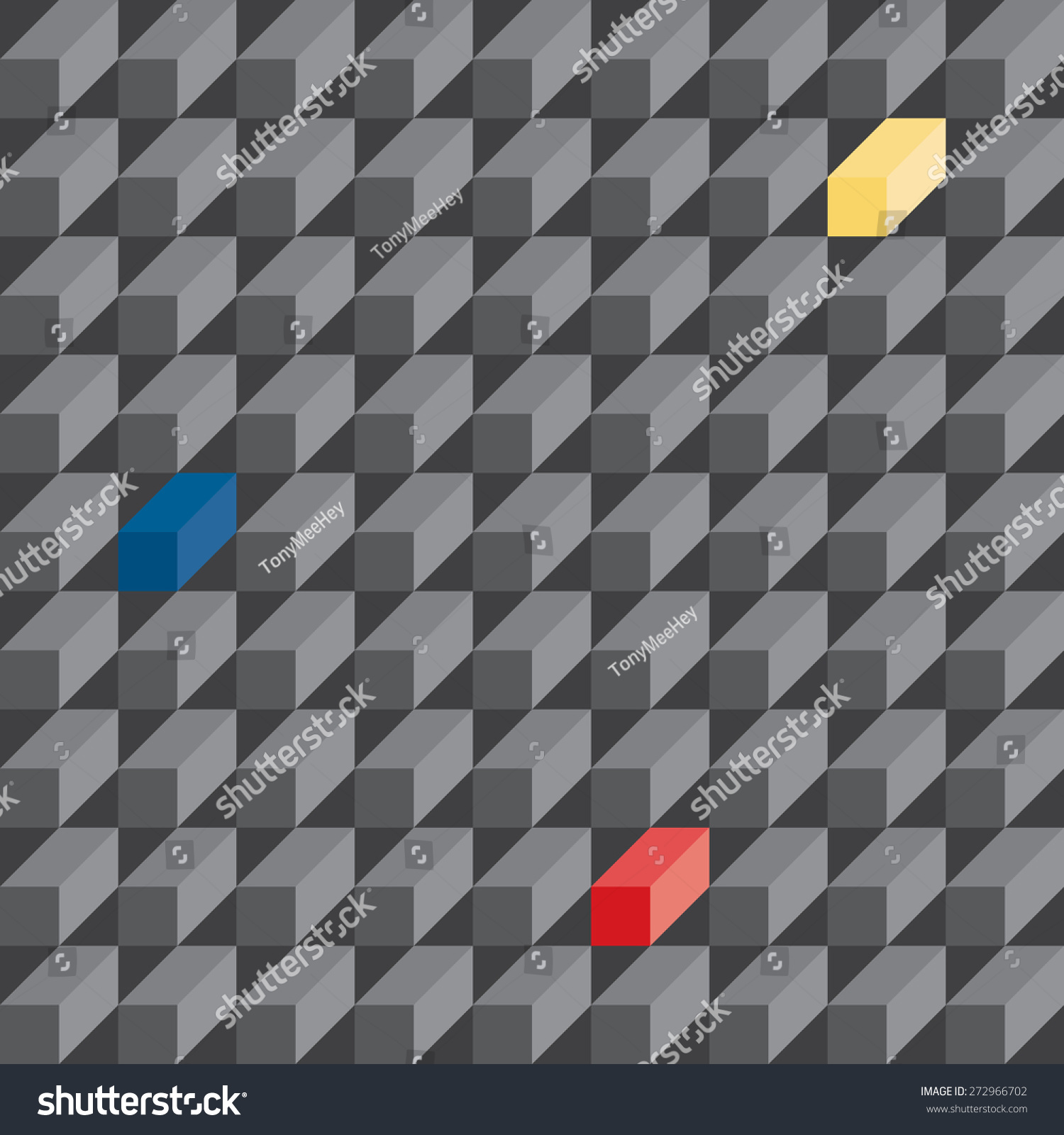 Cubic Background Primary Colors Stock Vector (Royalty Free) 272966702