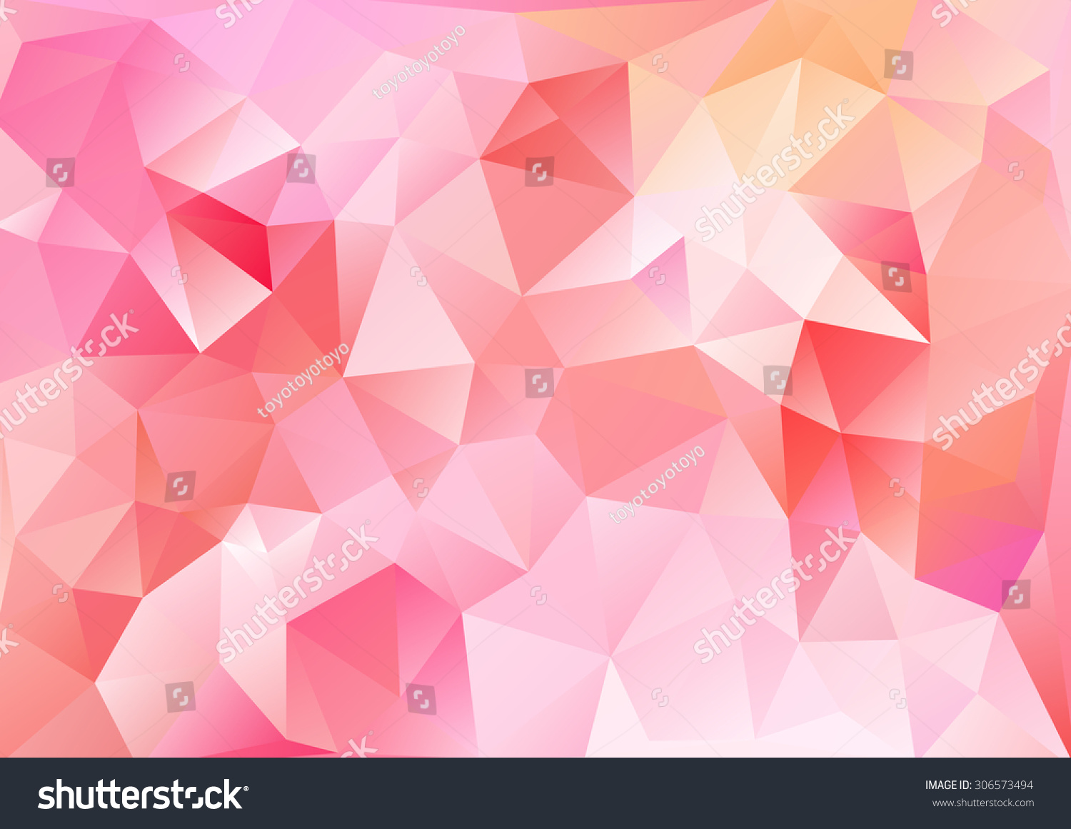 Cubism Background Bright Red Orange: vector de stock (libre de regalías ...
