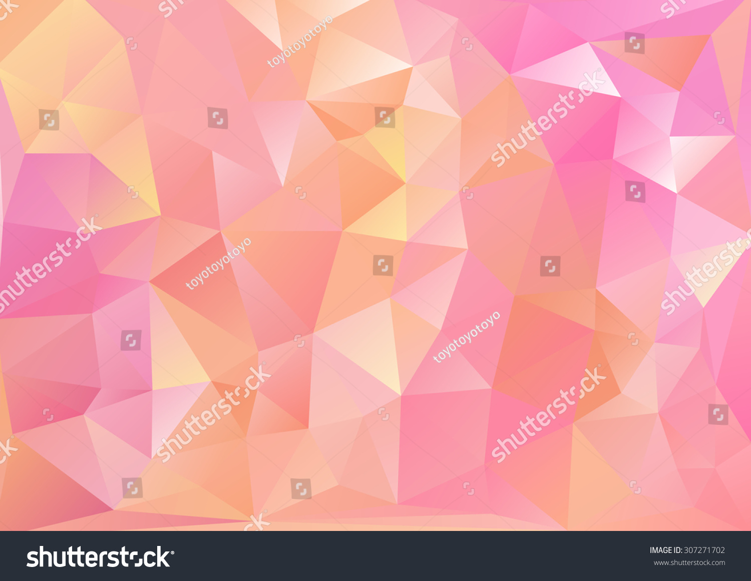 Cubism Background Pink Red Stock Vector (Royalty Free) 307271702 ...