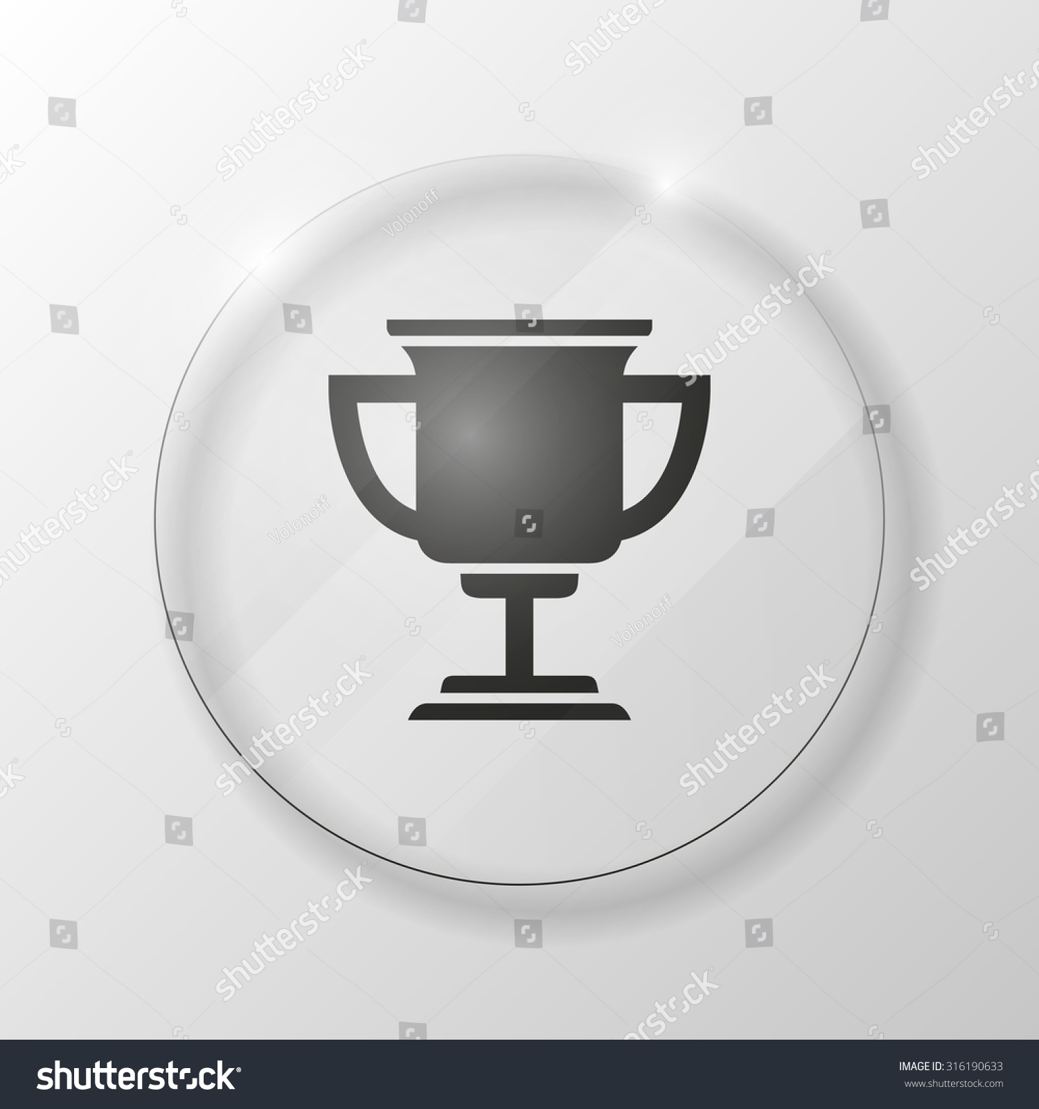 Cup Icon Logo Vector Stock Vector (Royalty Free) 316190633 | Shutterstock