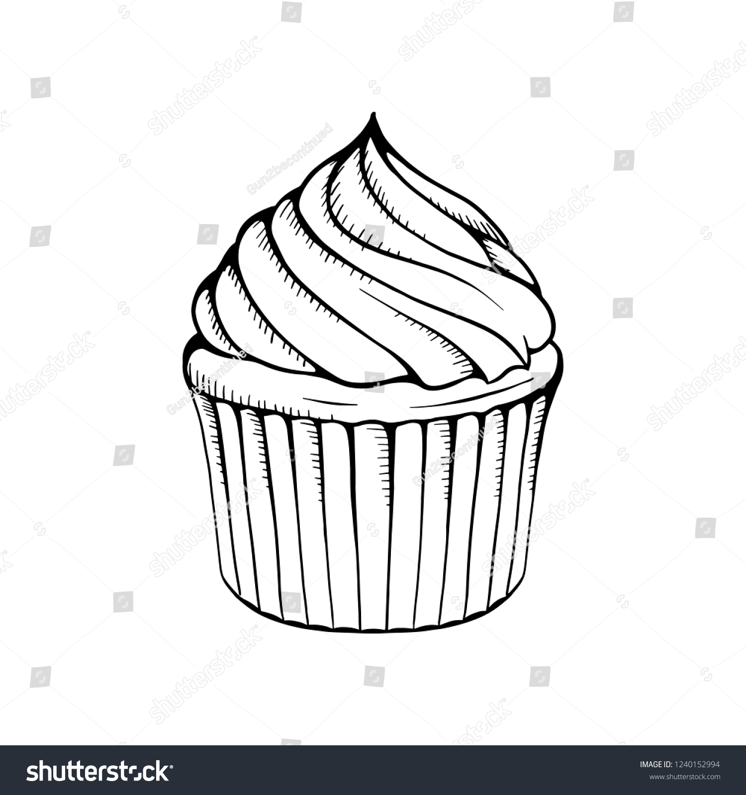92,471 Cupcake drawing Images, Stock Photos & Vectors | Shutterstock