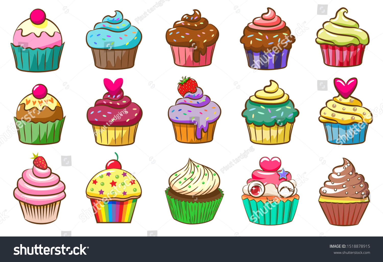 10,065 Cupcake clipart Images, Stock Photos & Vectors | Shutterstock