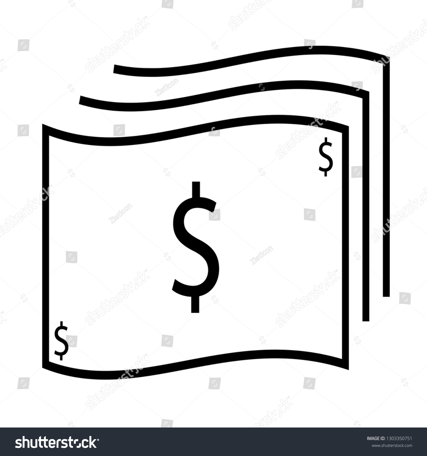 Currency Conceptual Design Illustrator Vektor Stock Vector (Royalty ...
