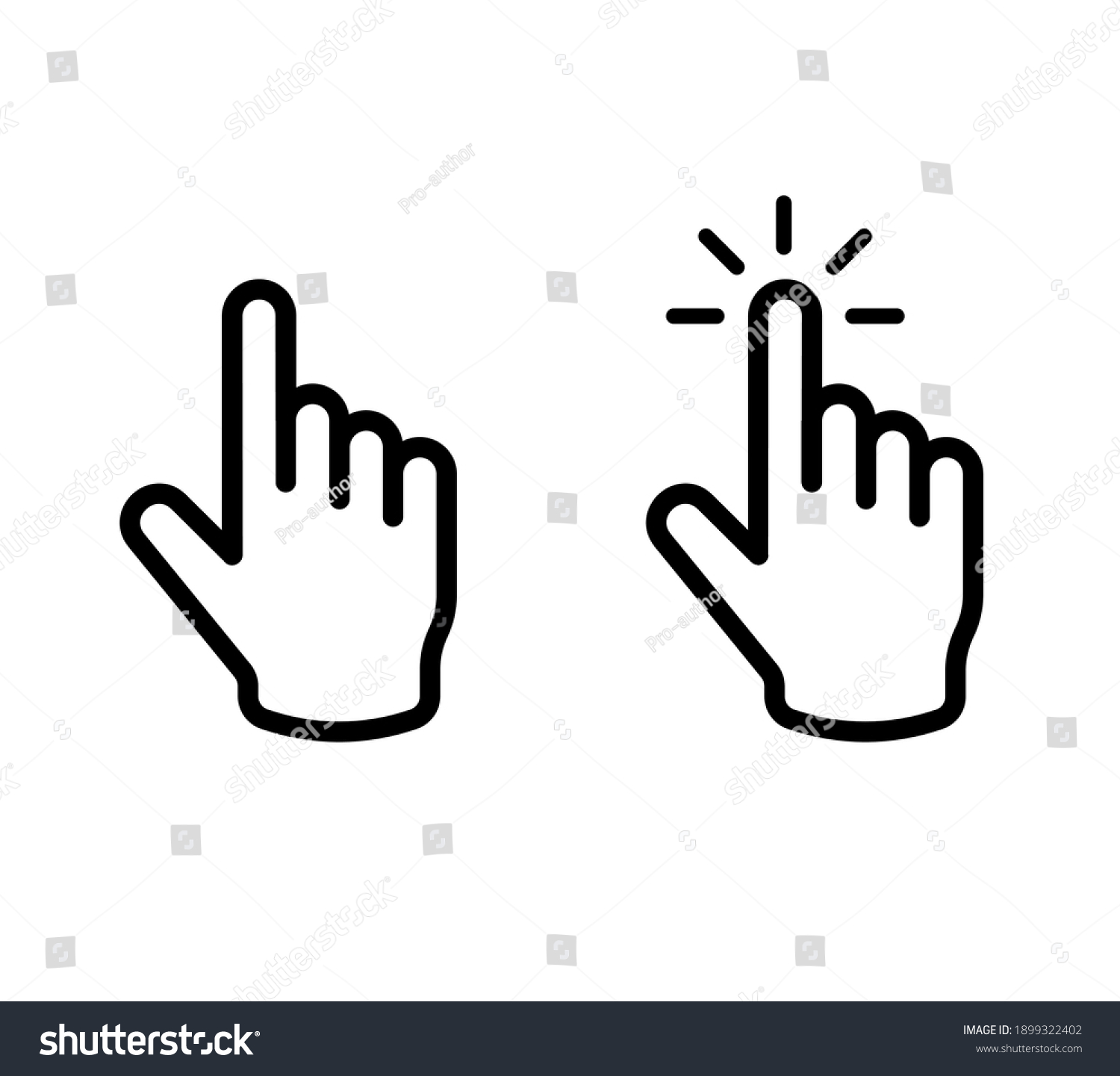 2,632,494 White hand icon Images, Stock Photos & Vectors | Shutterstock