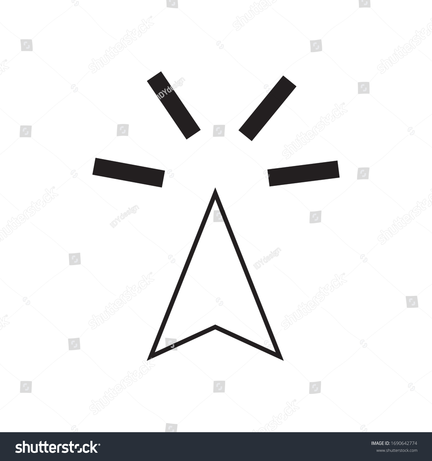 Cursor Logo Stock Vektor Template Stock Vector (Royalty Free ...