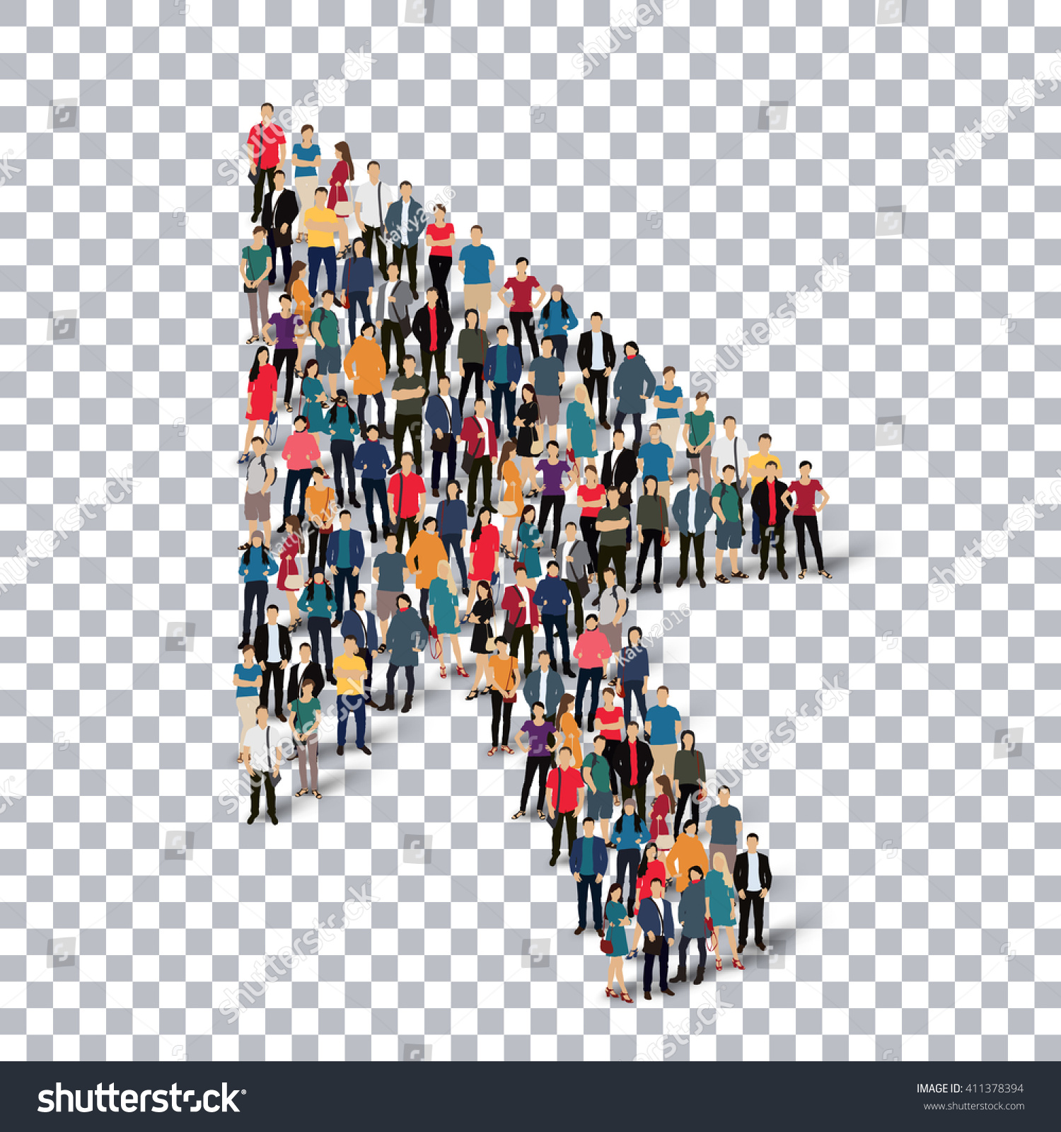 Cursor People Sign 3d: เวกเตอร์สต็อก (ปลอดค่าลิขสิทธิ์) 411378394 ...
