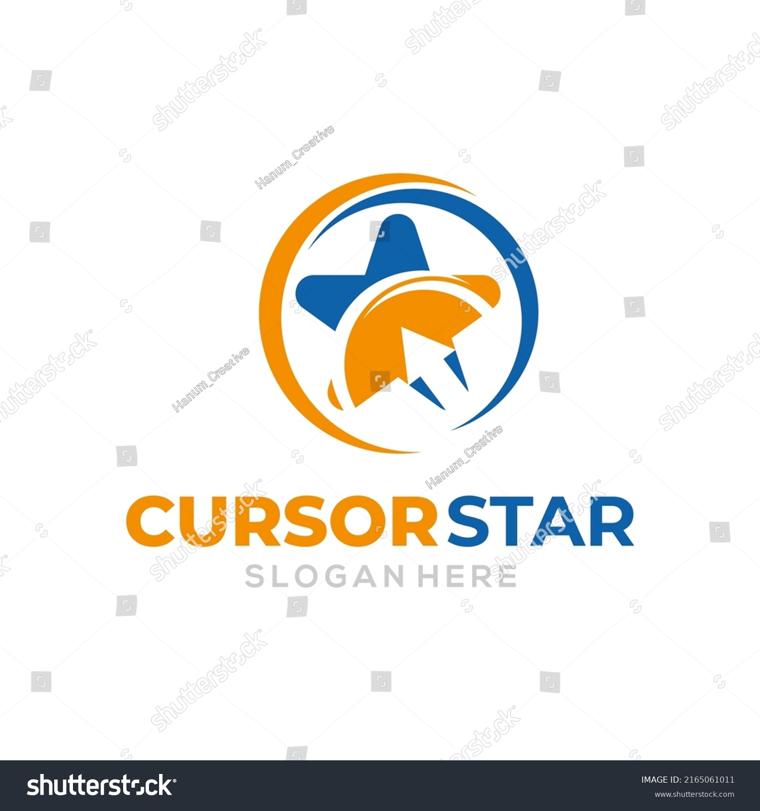Cursor Star Logo Vector Star Cursor Stock Vector (Royalty Free ...