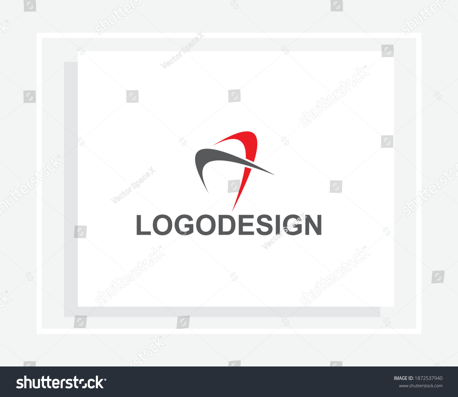 Curve Icon Logo Design Template Stock Vector (Royalty Free) 1872537940