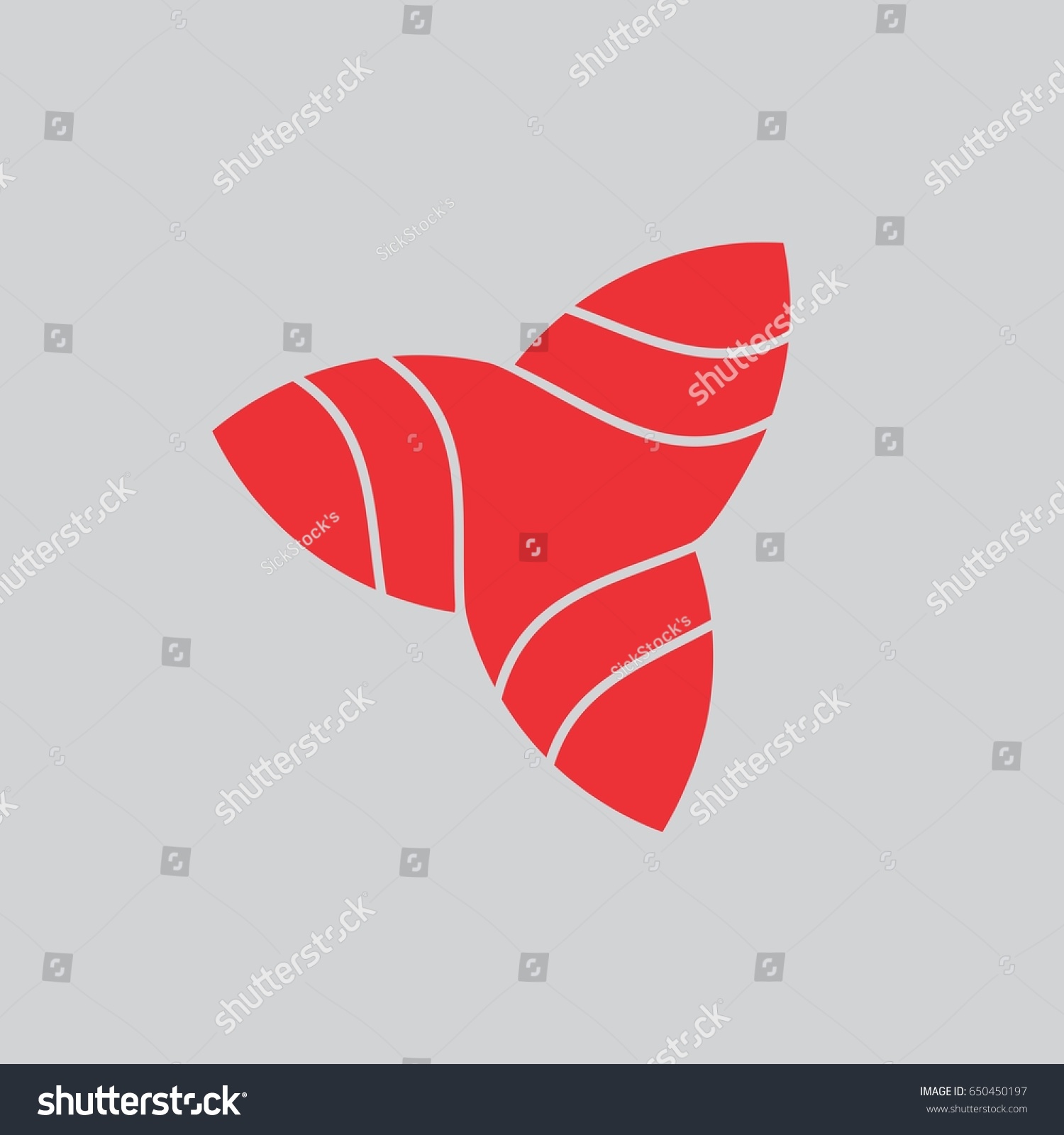 Curve Shape Design Logo Stock Vector (Royalty Free) 650450197 ...