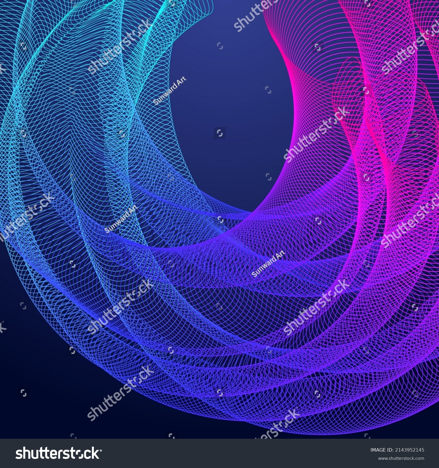 Curve Wavy Lines Science Technology Background Stock Vector (Royalty ... Curve Wavy Lines Science Technology Background Stock Vector (Royalty ...