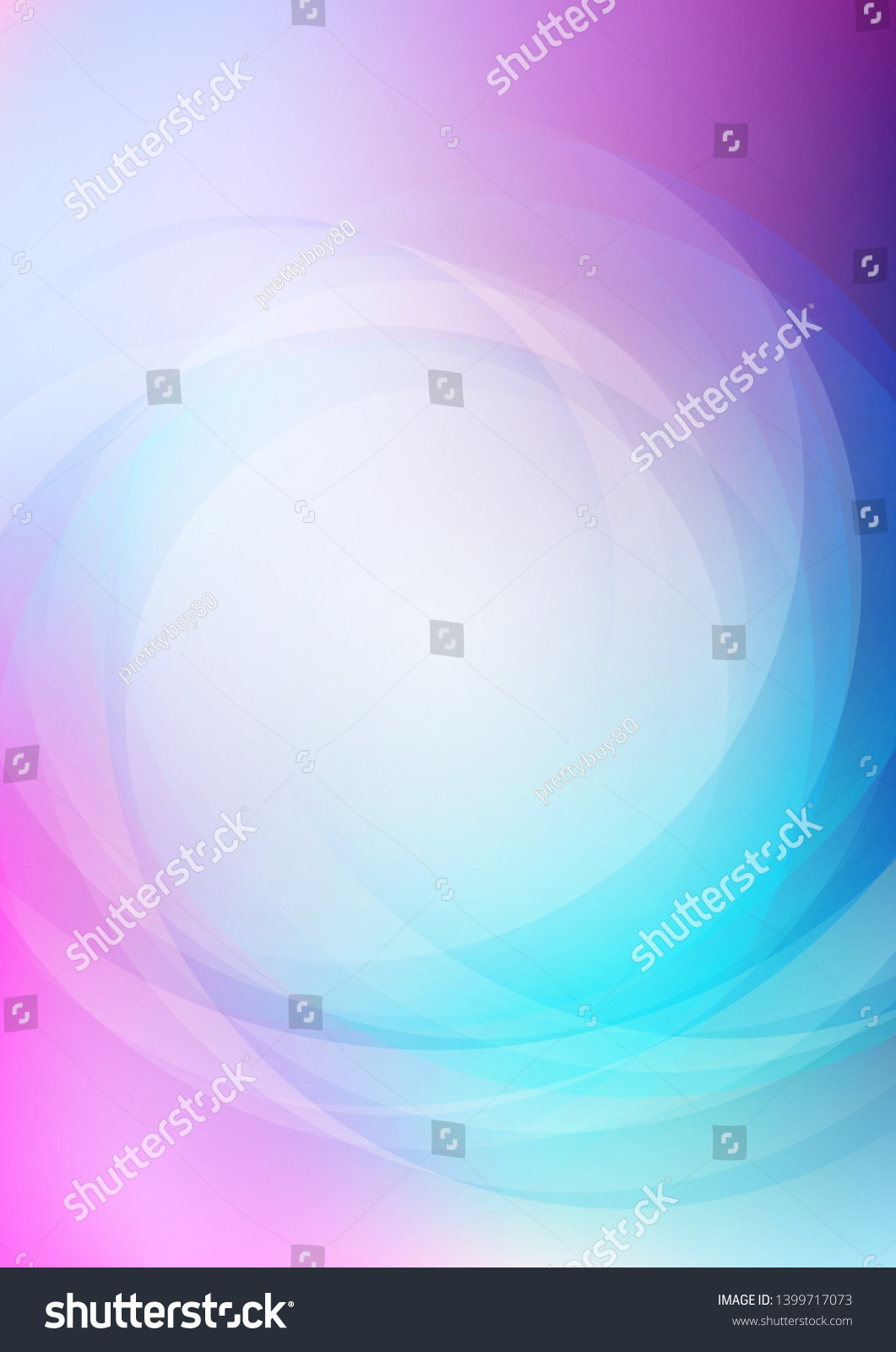 Curved Abstract Soft Colors Background Vector Stock Vector (Royalty ...