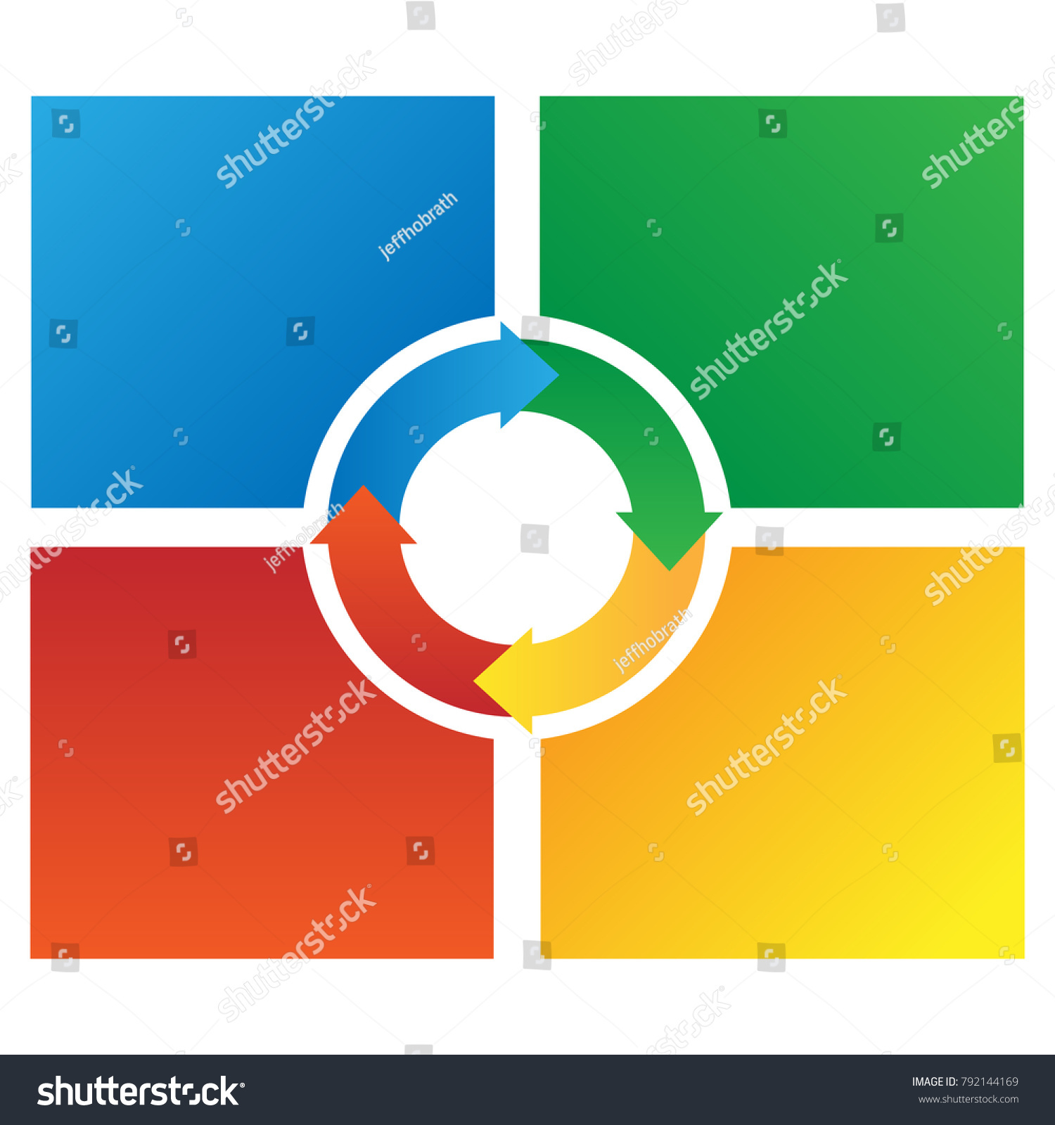Curved Process Flow Arrows Information Blocks Stock Vector (Royalty ... Curved Process Flow Arrows Information Blocks Stock Vector (Royalty ...