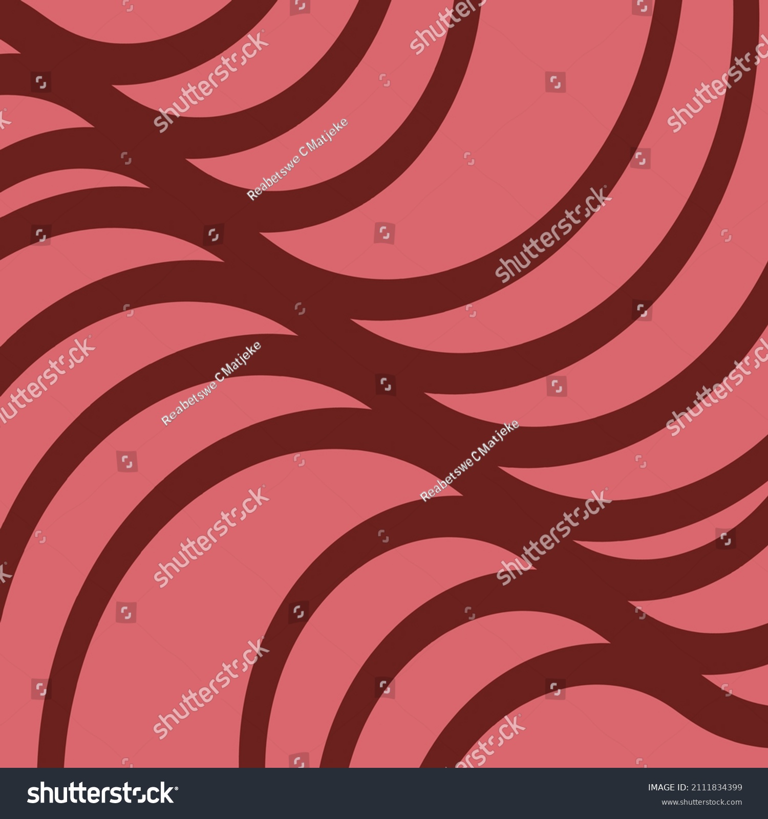 Curvy Lines Going Across Square Background Stock Vector (Royalty Free ...