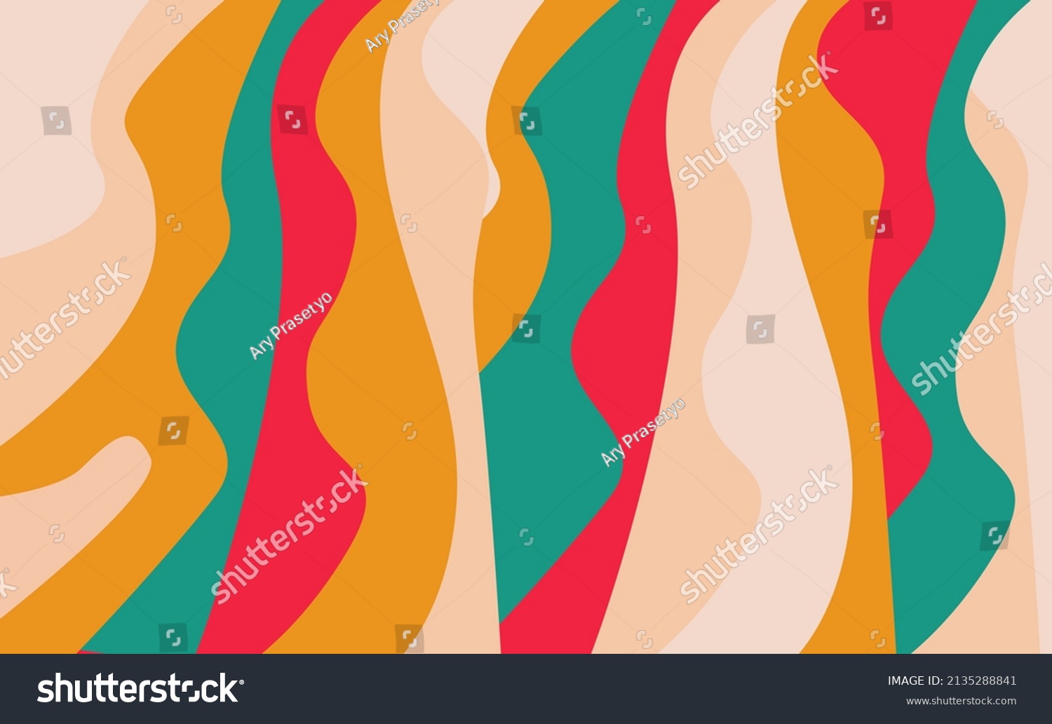 Curvy Psychedelic Vector Background Curvy Swirl Stock Vector (Royalty ...