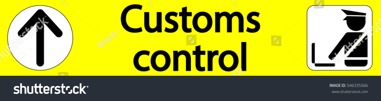 Custom Control Icon Airport Sign Vector Stock Vector Royalty Free 546335566