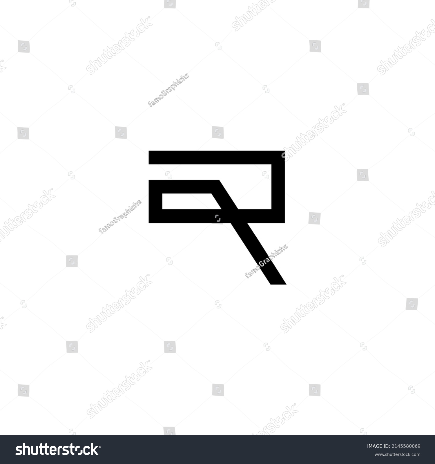 Custom Creative Initial Letter R Logo Stock Vector (Royalty Free ...