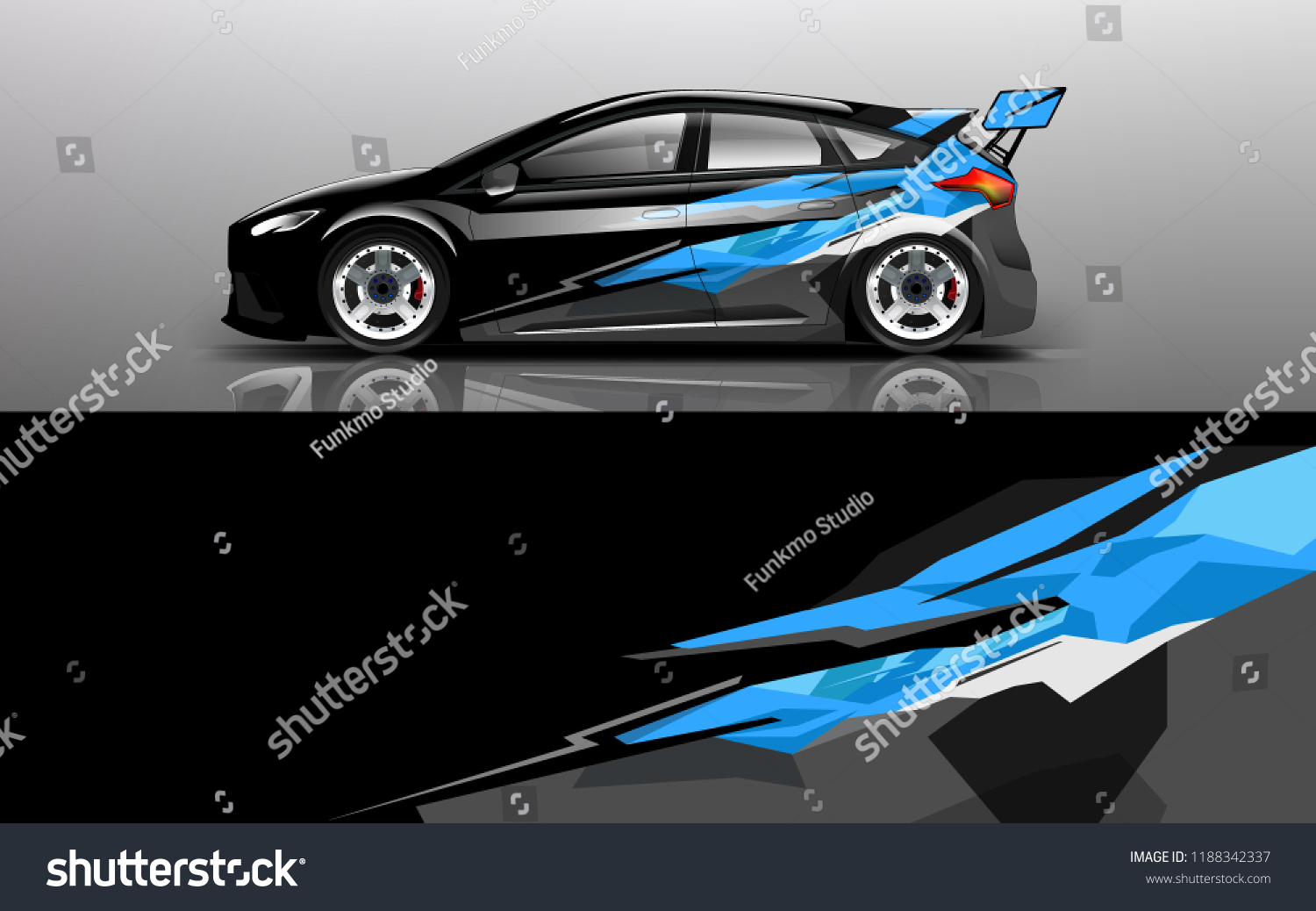 Custom Modification Car Wrap Wrap Design Stock Vector (Royalty Free ...