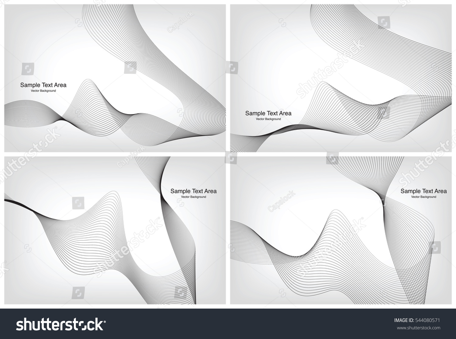 Custom Text Field Designs Lines Abstract Stock Vector (Royalty Free ...