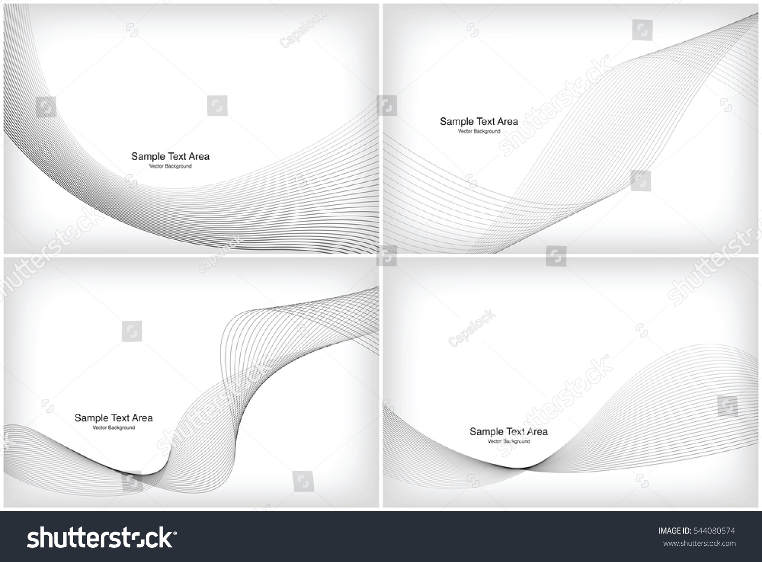 Custom Text Field Designs Lines Abstract Stock Vector (Royalty Free ...