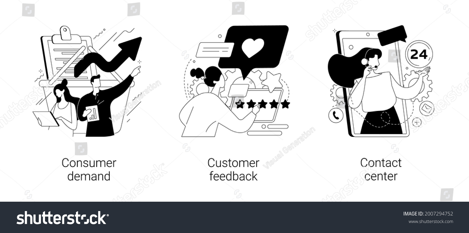 Customer Relationship Management Abstract Concept Vector Stock Vector ...