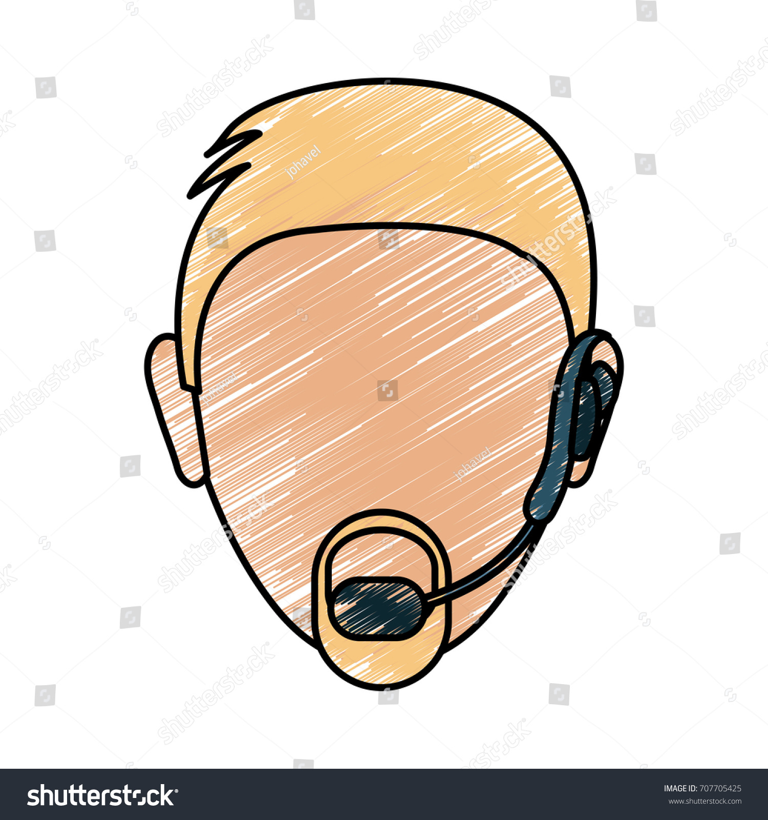Customer Service Design Stock Vector (Royalty Free) 707705425 ...