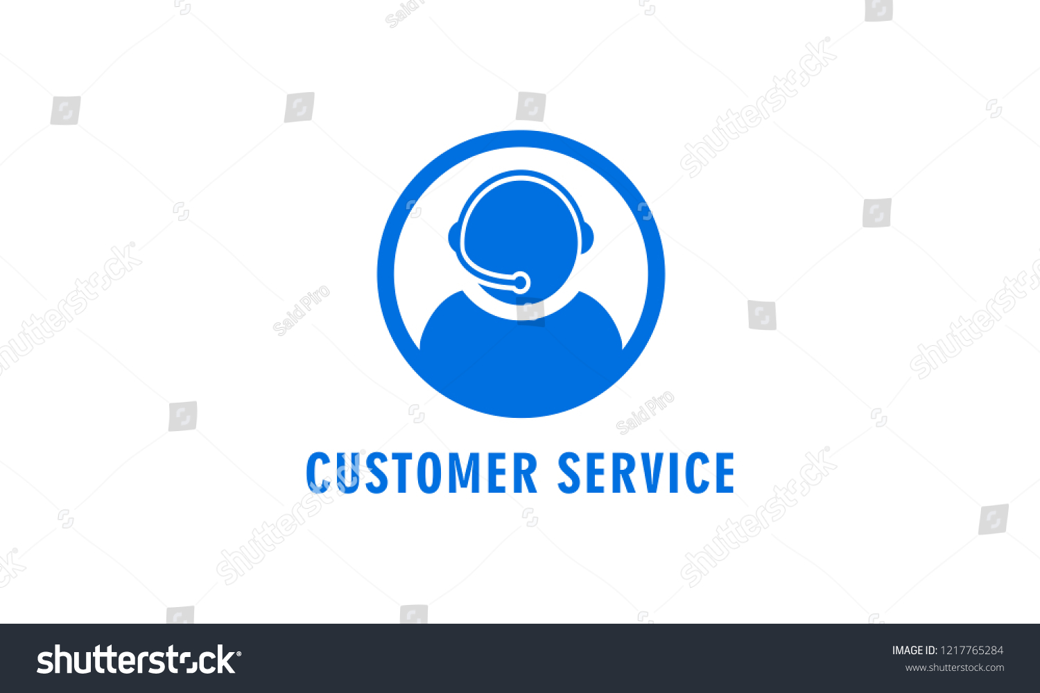 Customer Service Logo: เวกเตอร์สต็อก (ปลอดค่าลิขสิทธิ์) 1217765284 ...