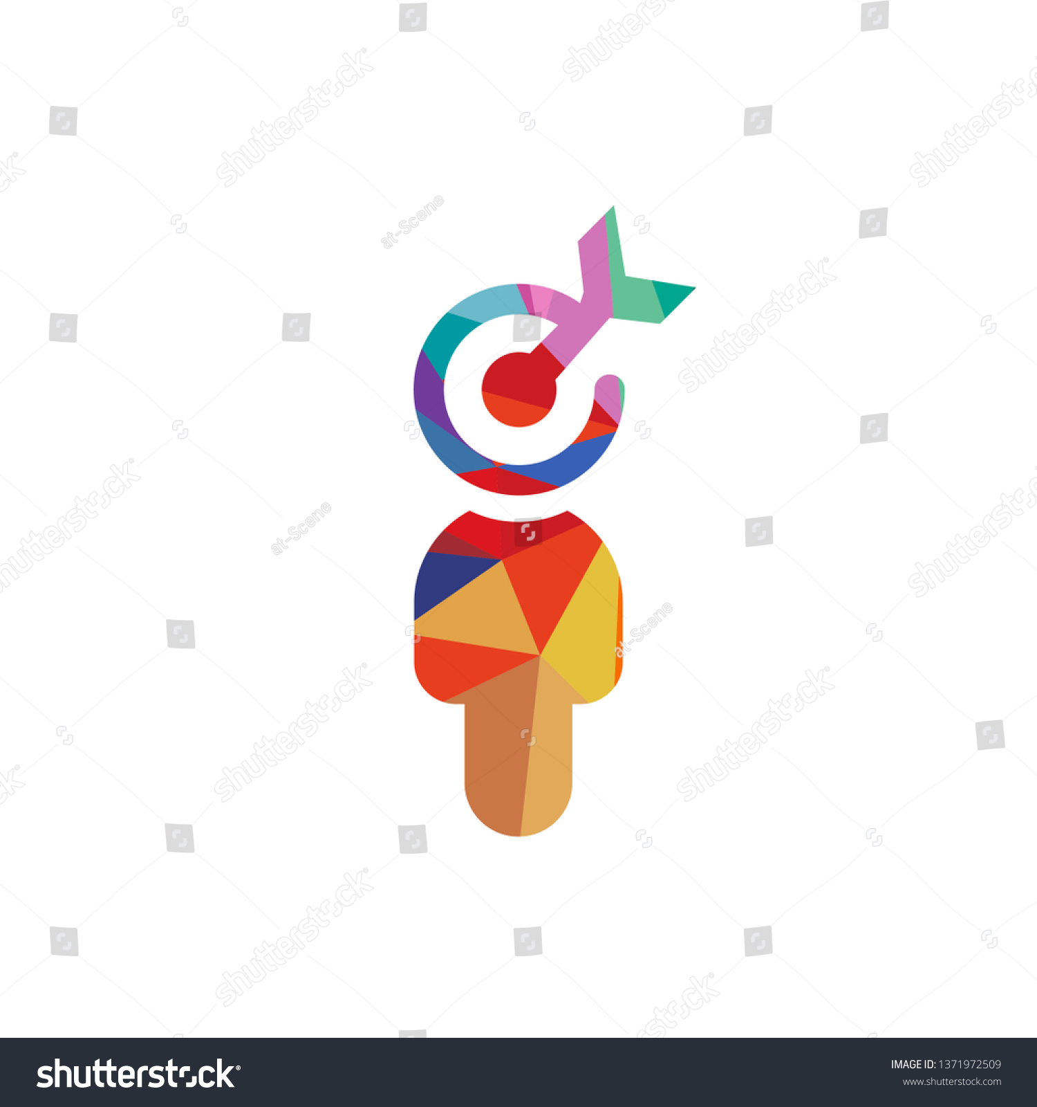 Customer Target App Icon Stock Vector (Royalty Free) 1371972509 ...