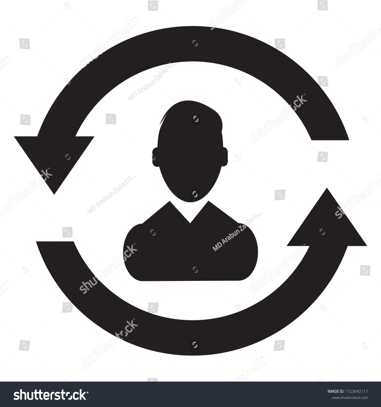 Customer Target Icon Vector Graphics Stock Vector (Royalty Free ...