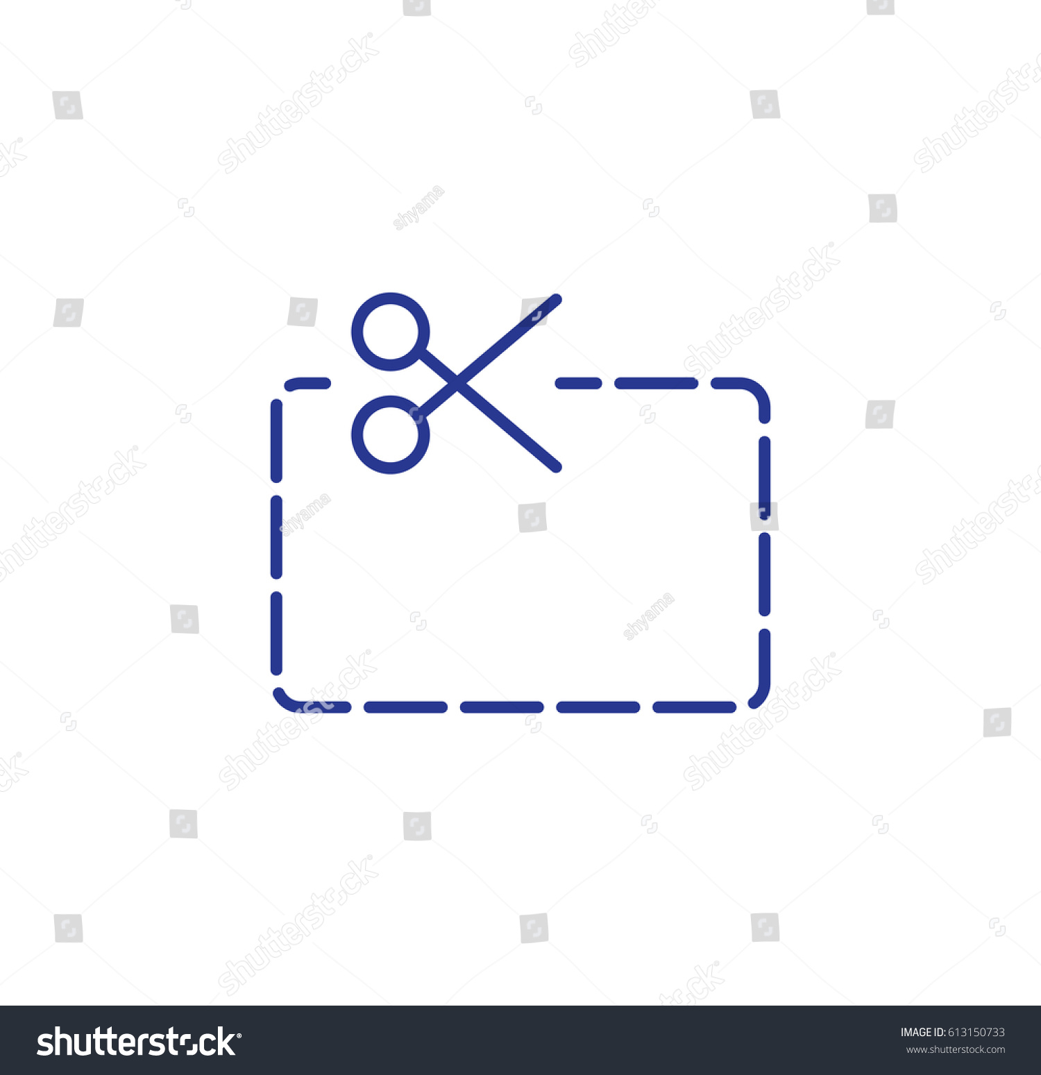 Cut Icon Linear Style Isolated Vector: เวกเตอร์สต็อก (ปลอดค่าลิขสิทธิ์ ...