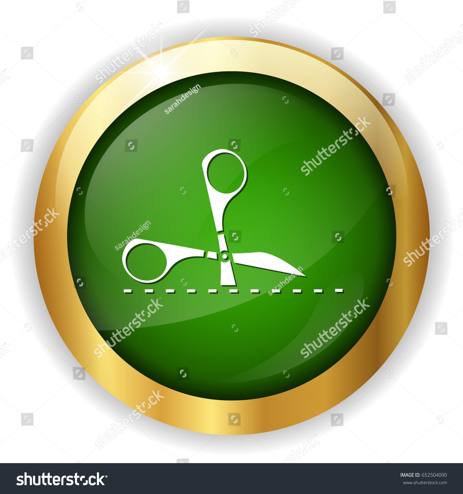 Cut Price Icon Stock Vector (Royalty Free) 652504090 | Shutterstock