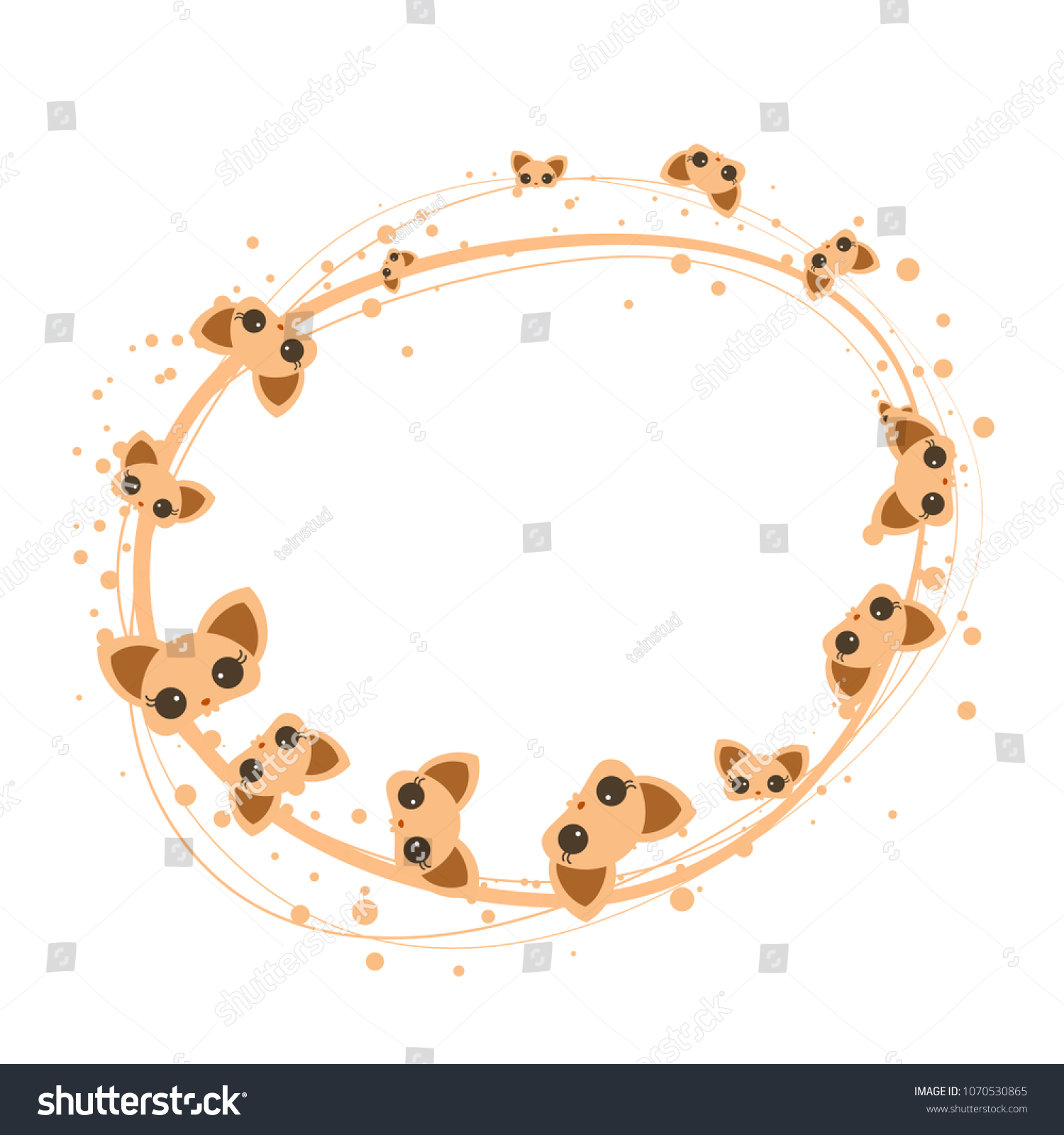 Cute Banner Design Stock Vector (Royalty Free) 1070530865