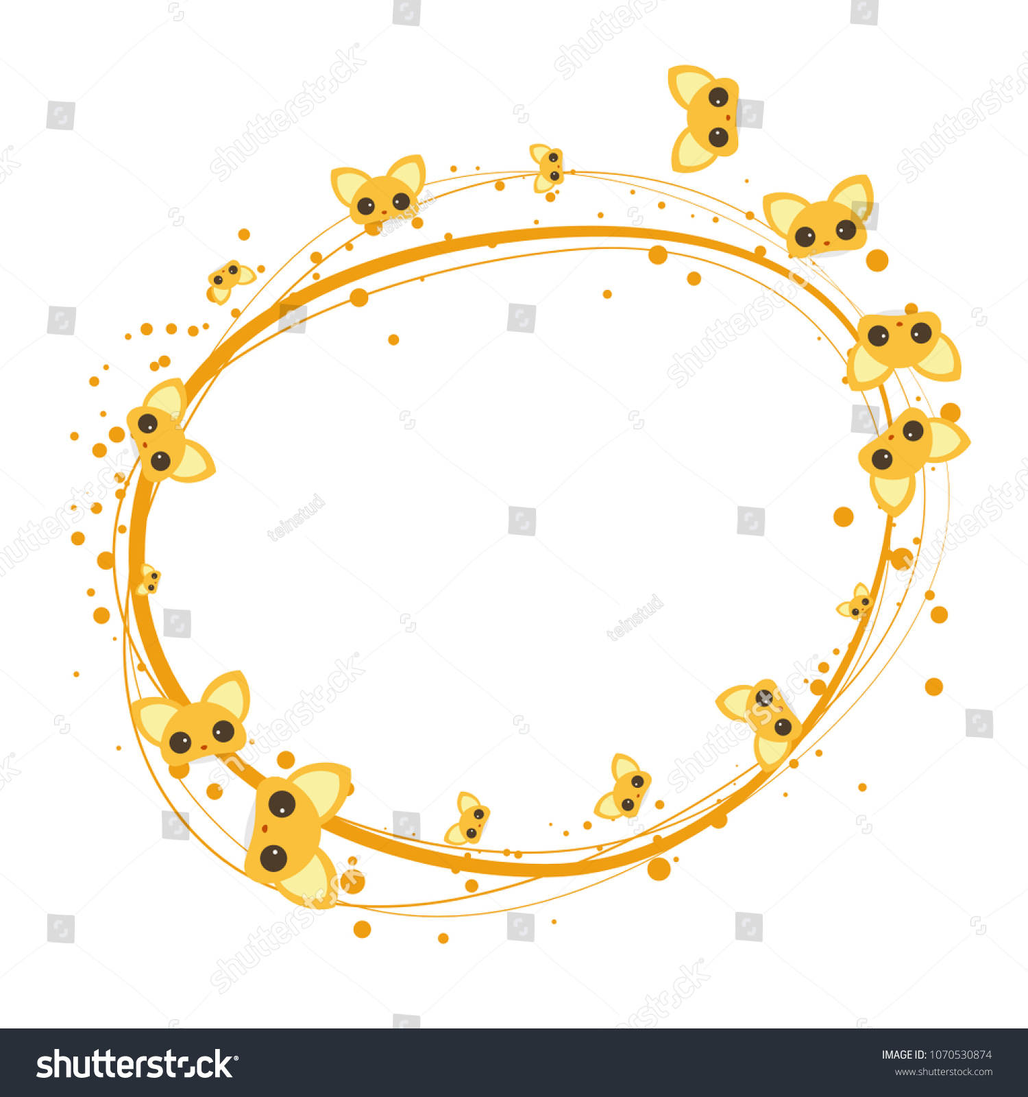 Cute Banner Design Stock Vector (Royalty Free) 1070530874 | Shutterstock