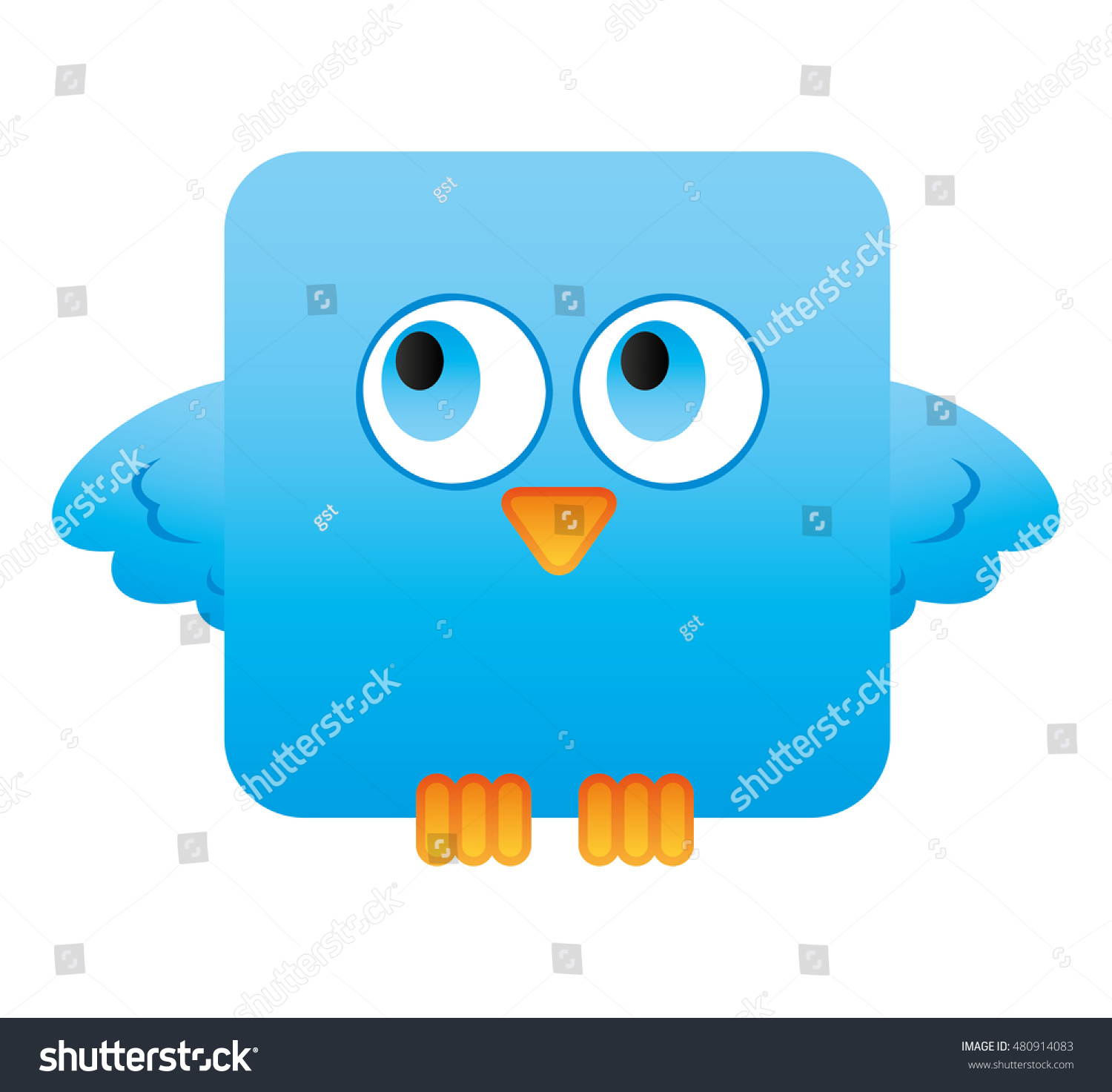 Cute Bird Comic Cartoon Vector Illustration: เวกเตอร์สต็อก (ปลอดค่า ...