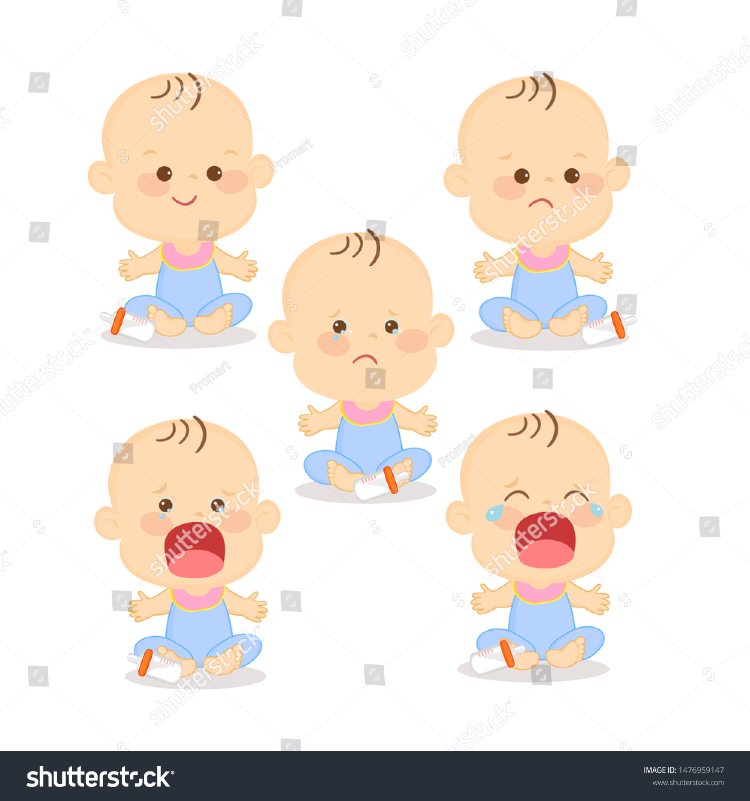 Cute Boy Baby Character Vector: เวกเตอร์สต็อก (ปลอดค่าลิขสิทธิ์ ...