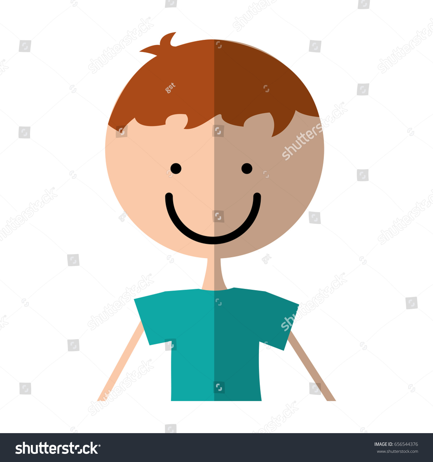 Cute Boy Drawing Icon Stock Vector (Royalty Free) 656544376 | Shutterstock