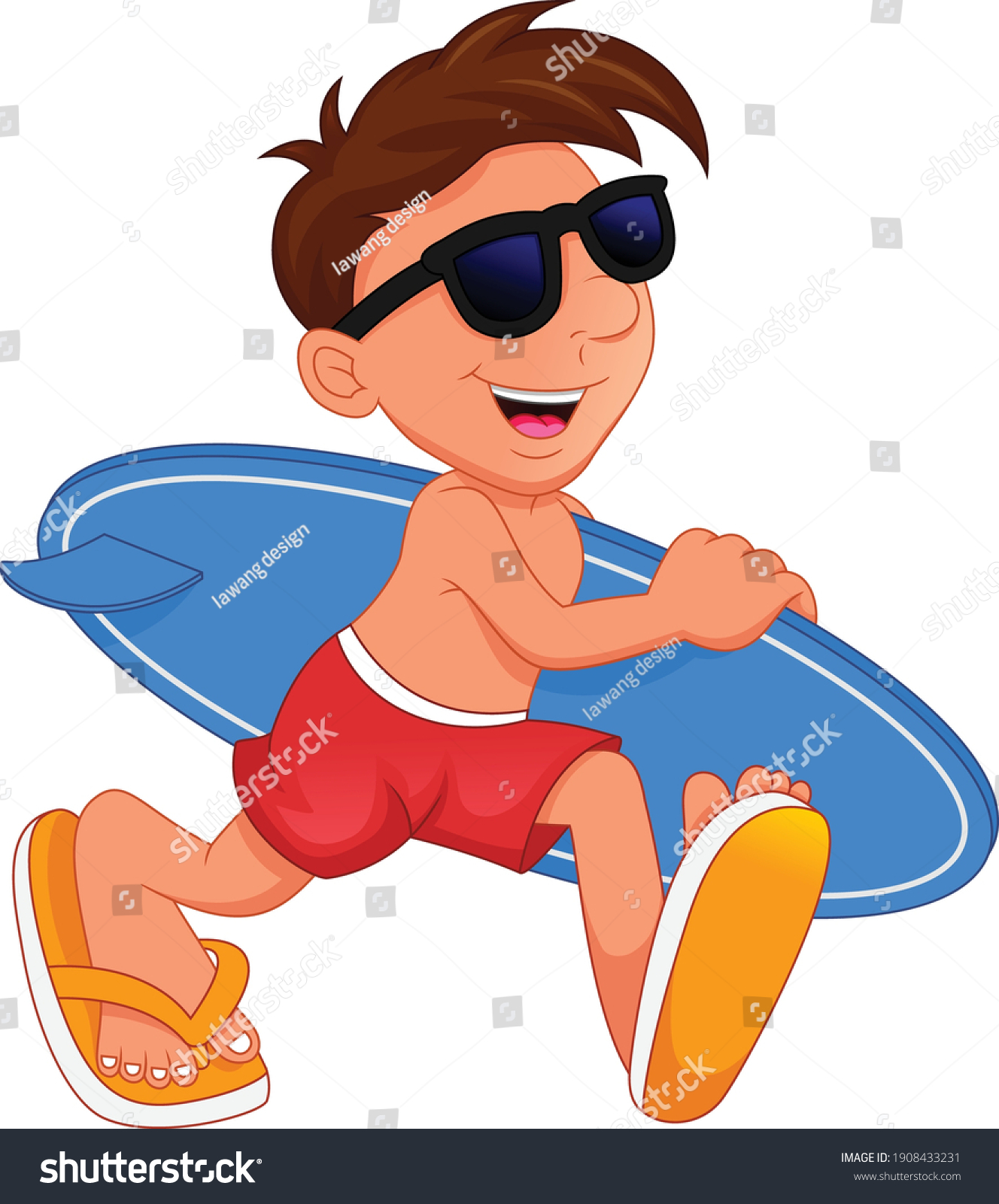 14,341 Cartoon man surfing Images, Stock Photos & Vectors | Shutterstock