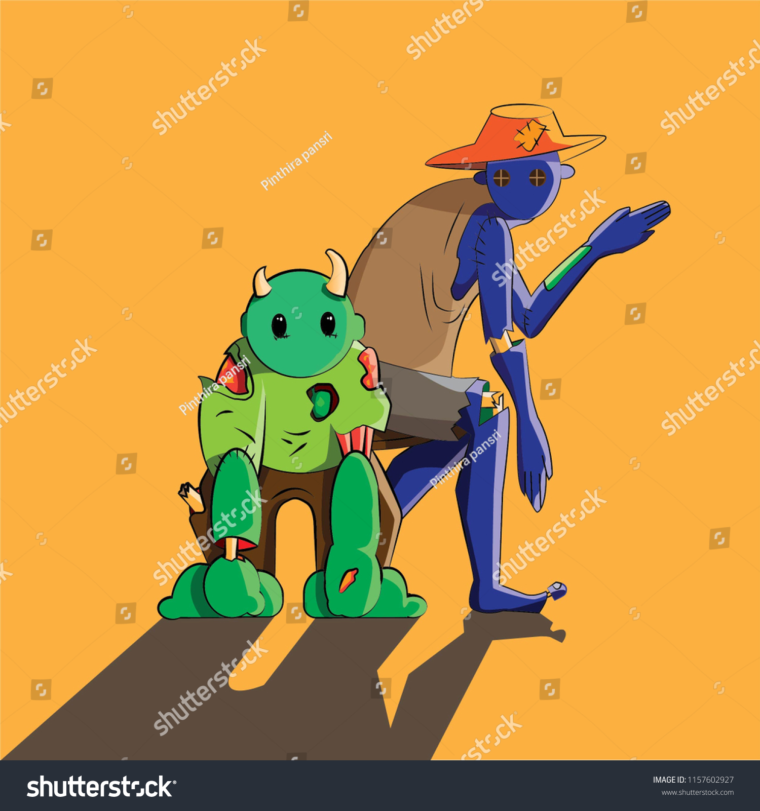 Cute Cartoon Ghost Sitting: vector de stock (libre de regalías ...