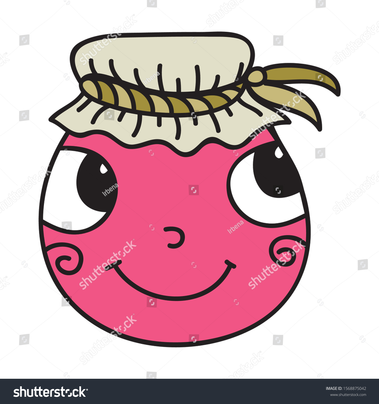 Cute Cartoon Jam Vector Illustration Stock Vector (Royalty Free ...