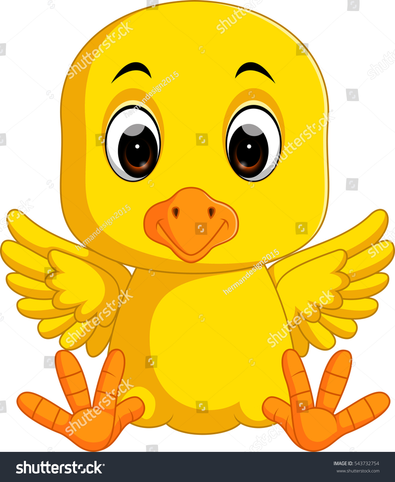 Cute Chicken Cartoon Stock Vector (Royalty Free) 543732754 | Shutterstock