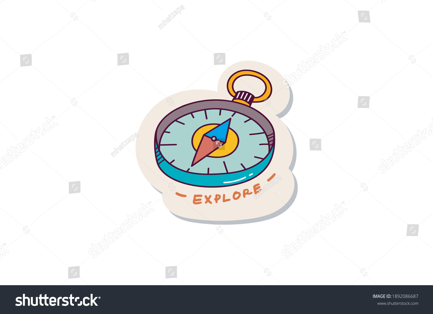 442 Compass kawaii Images, Stock Photos & Vectors | Shutterstock
