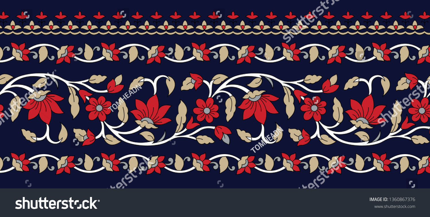 420,086 Seamless floral border pattern Images, Stock Photos & Vectors ...