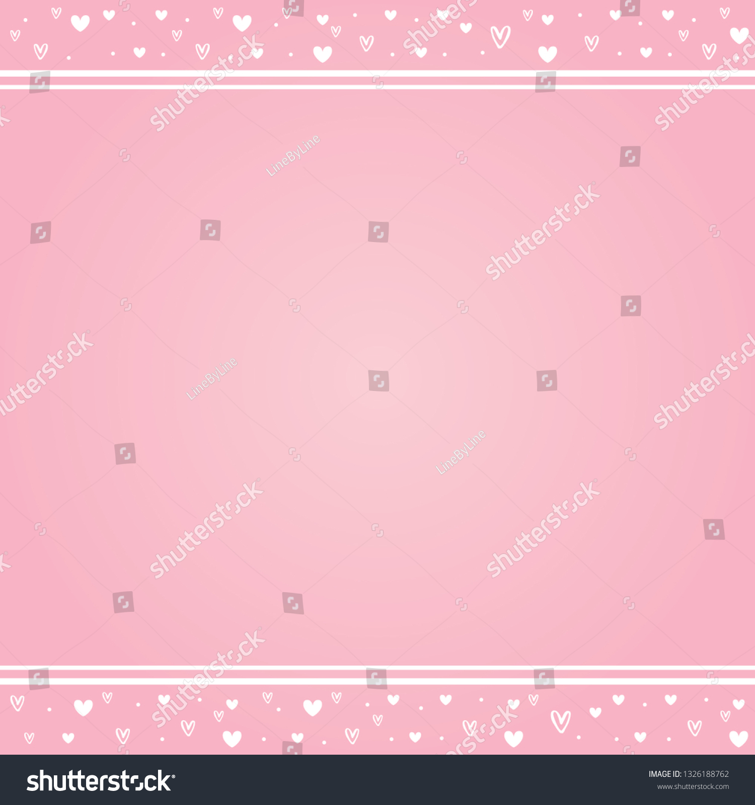 Cute Frame Border Vector Illustration Background Stock Vector (Royalty ...