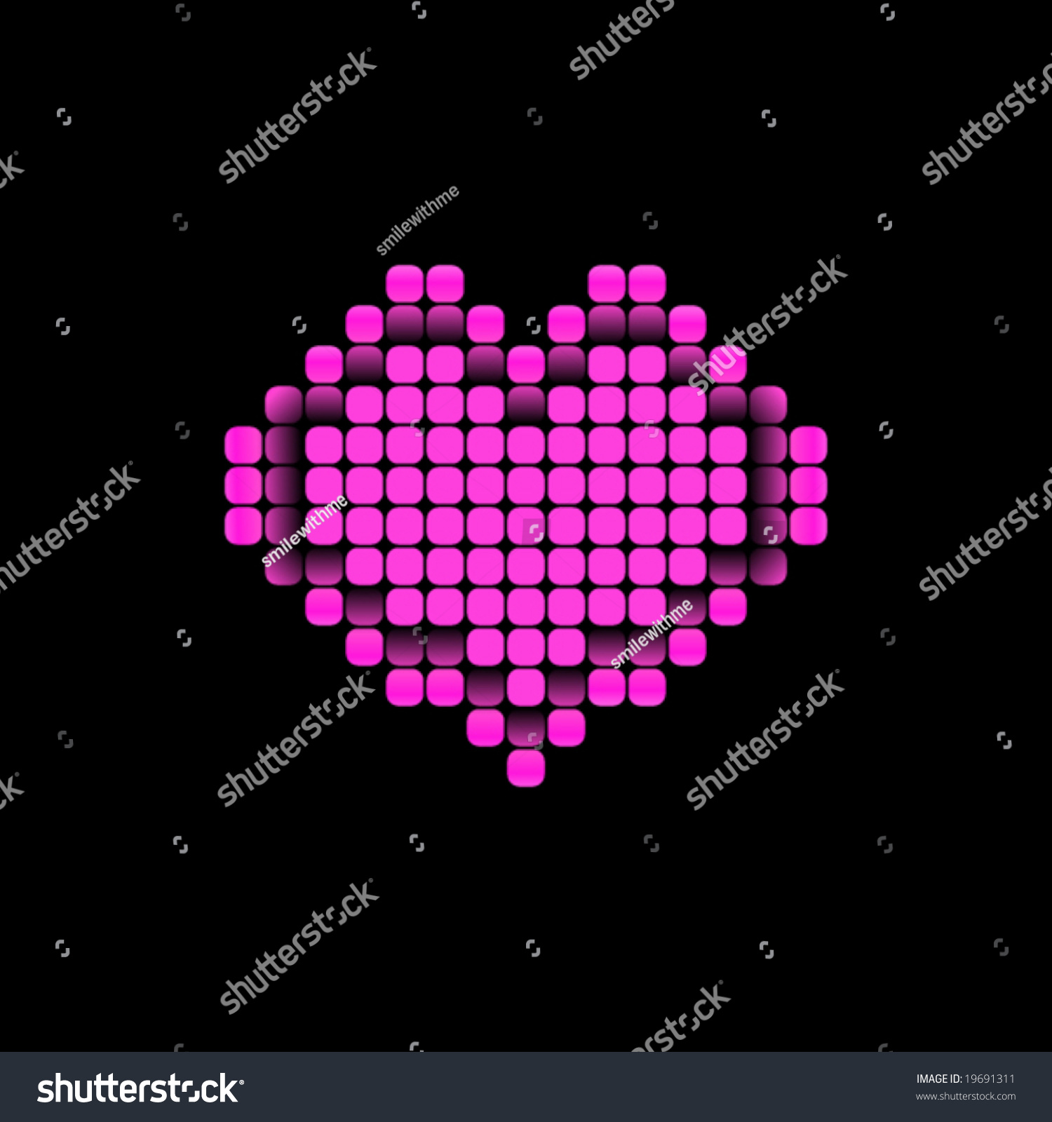Cute Heart Symbol Vector Stock Vector (Royalty Free) 19691311 ...